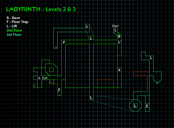 Labyrinth 2 & 3 Map